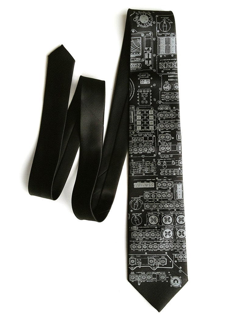 NASA Tie, Apollo 11 50th Anniversary. Moon Landing, Apollo Cockpit ...
