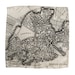 Boston City Map Pocket Square, Historic Boston Map Printed Mens Pocket ...
