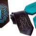 Custom Initial Necktie. Personalized Tie Custom Ties. Monogram Necktie ...