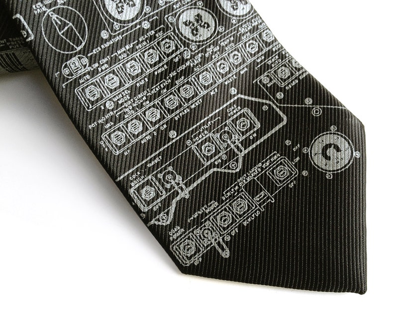 NASA Tie, Apollo 11 50th Anniversary. Moon Landing, Apollo Cockpit ...
