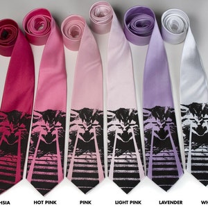 Laser Cat Tie, Mens Necktie. Kitten Print Tie. Cat Dad Gift, Guy Who ...