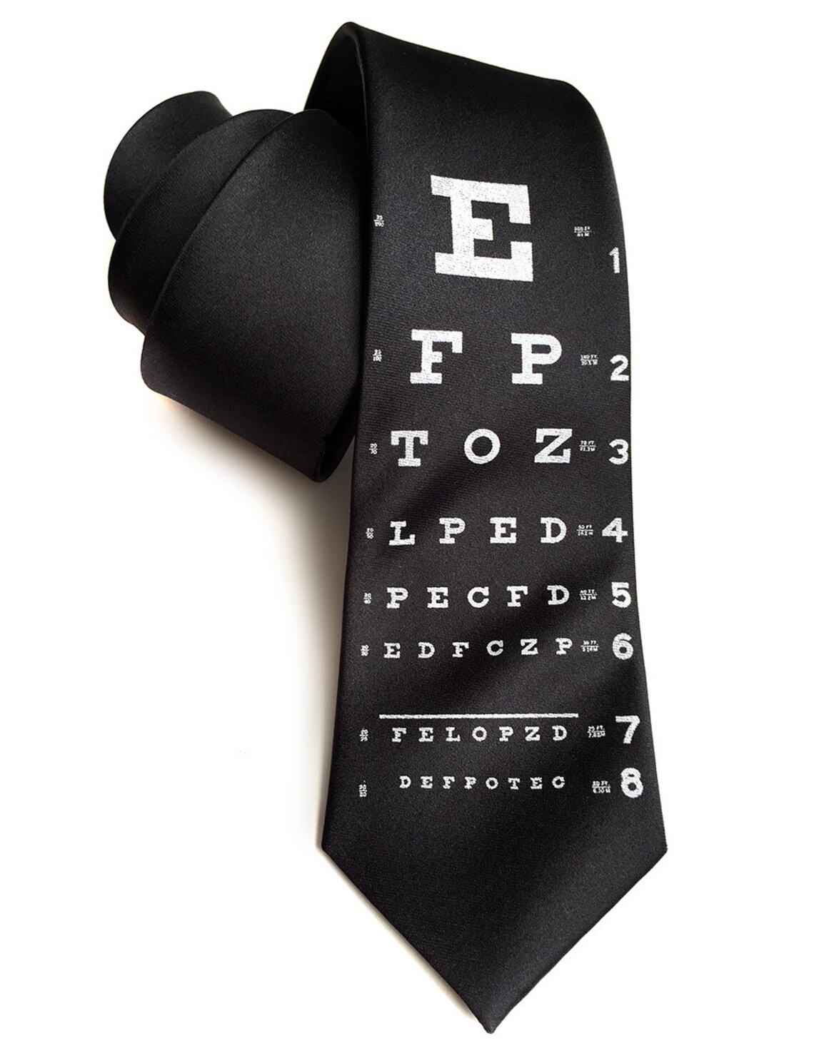 Eye Chart Tie. Optometrist Gift Eye Doctor Necktie. Gift for - Etsy