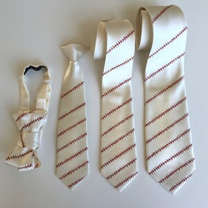 Baseball Necktie. Baseball Stitching Men's Tie. Gift for Baseball ...
