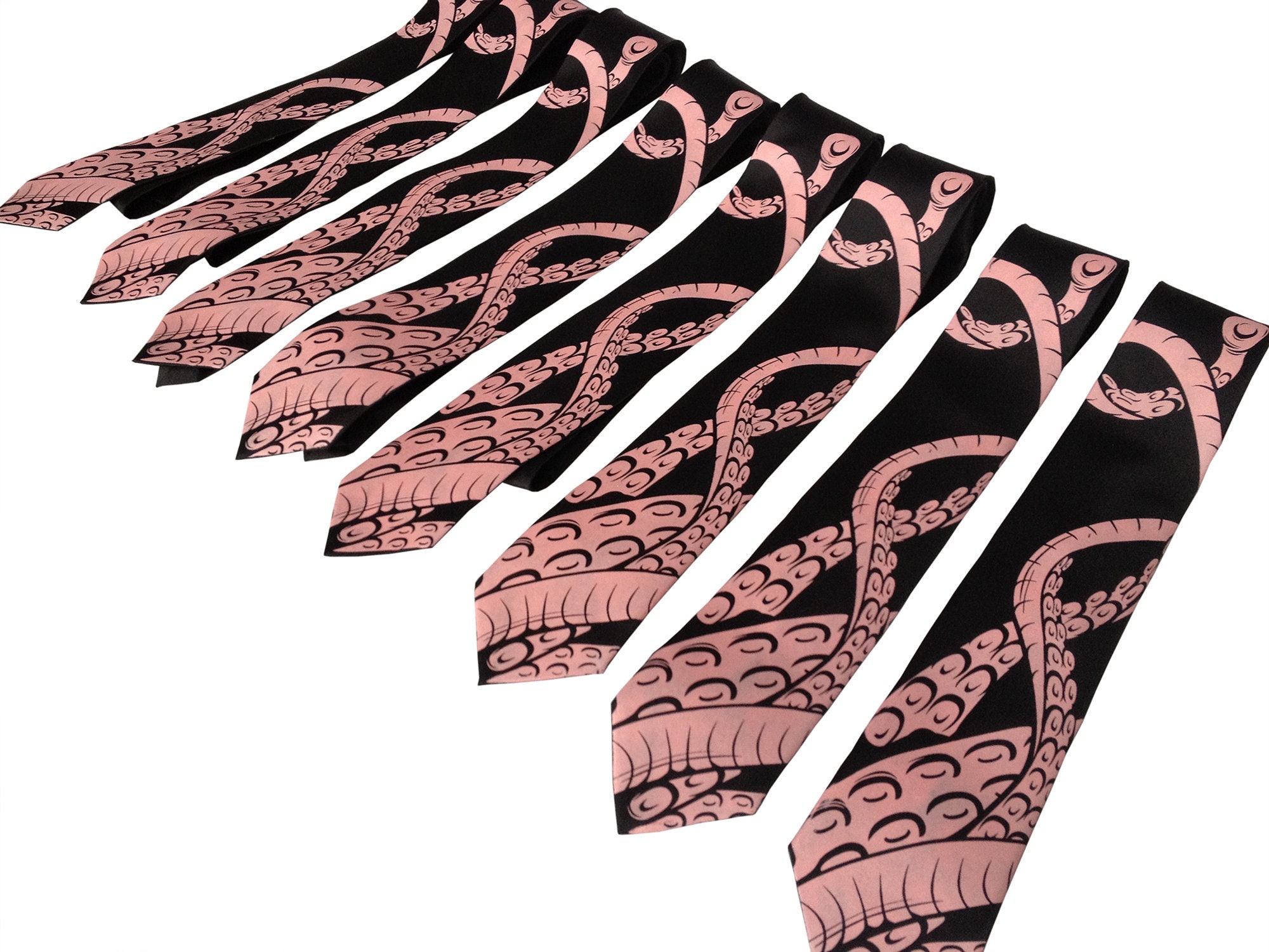 Octopus Tie silk tie. Hp Lovecraft Cthulhu Kraken squid | Etsy