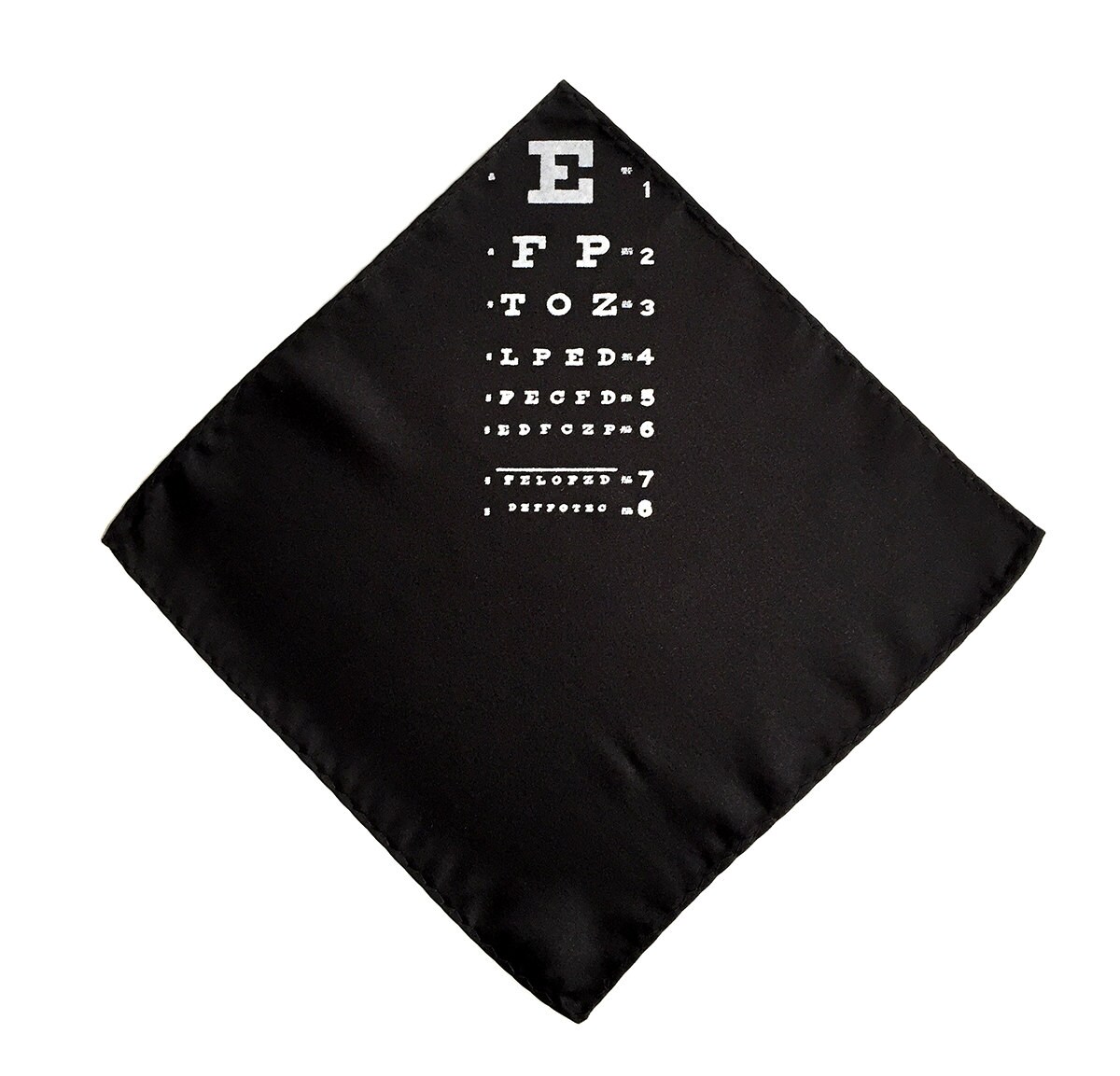 Eye Doctor Gift. Gift for Optometrist. Eye Chart Pocket Square ...