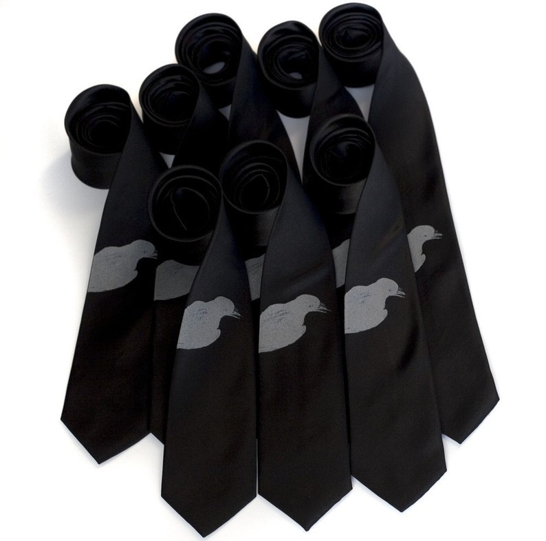 Set of 8 Wedding Neckties. Custom Printed Ties, Personalized Custom ...