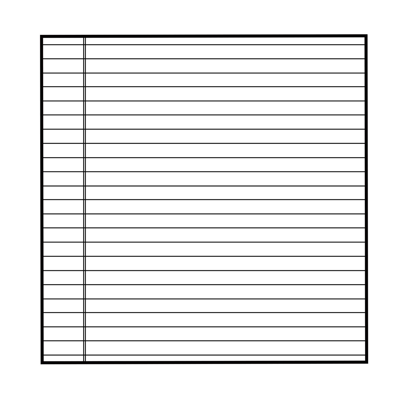 Notebook Paper Pocket Square. College Ruled, Wide Ruled, Lined Paper ...