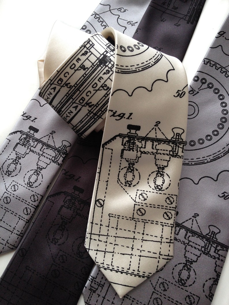 Enigma Machine Computer Science Crypto Geek Tie. Men's - Etsy