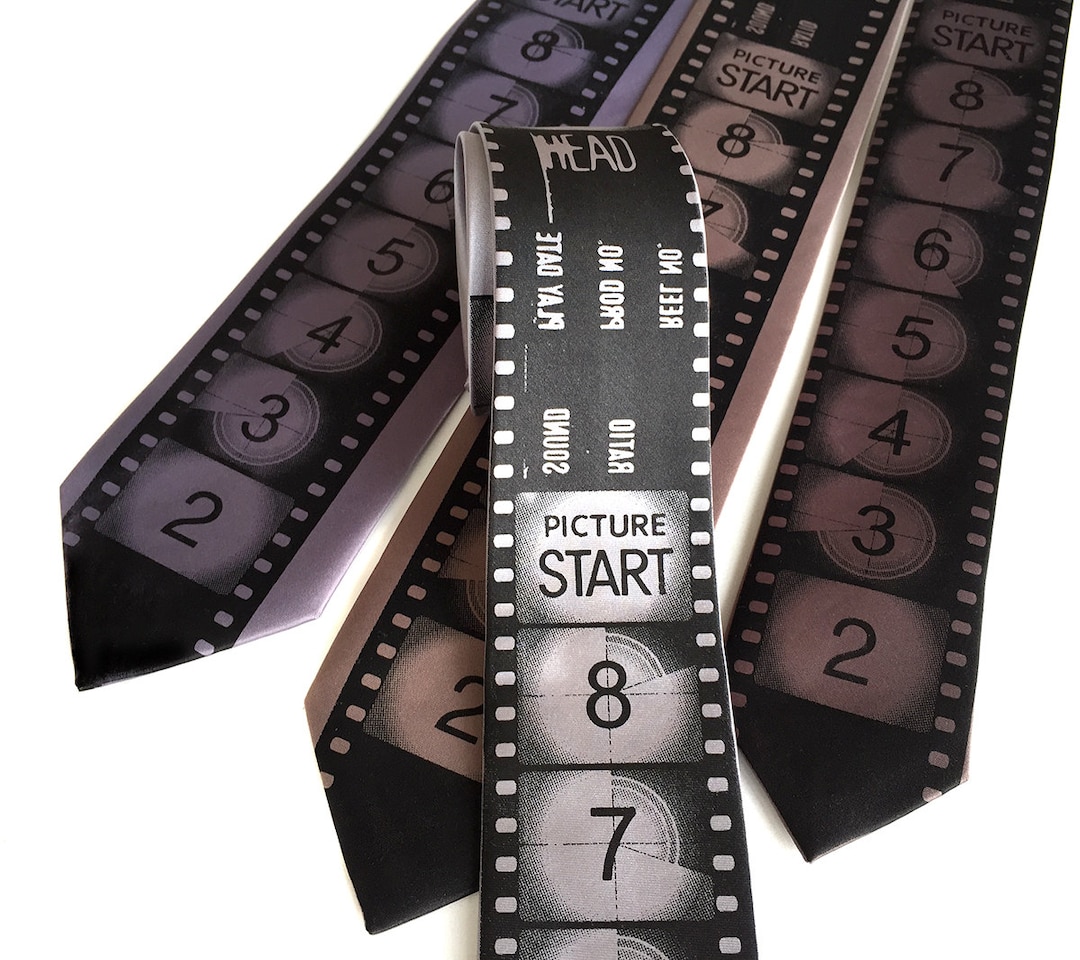 Movie Necktie. Academy Film Leader Tie. Actor, Producer, Film Student ...