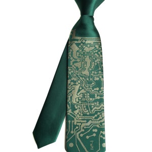 Circuit Board Necktie, Short Circuit Tie. Computer Science, Geek Gift ...