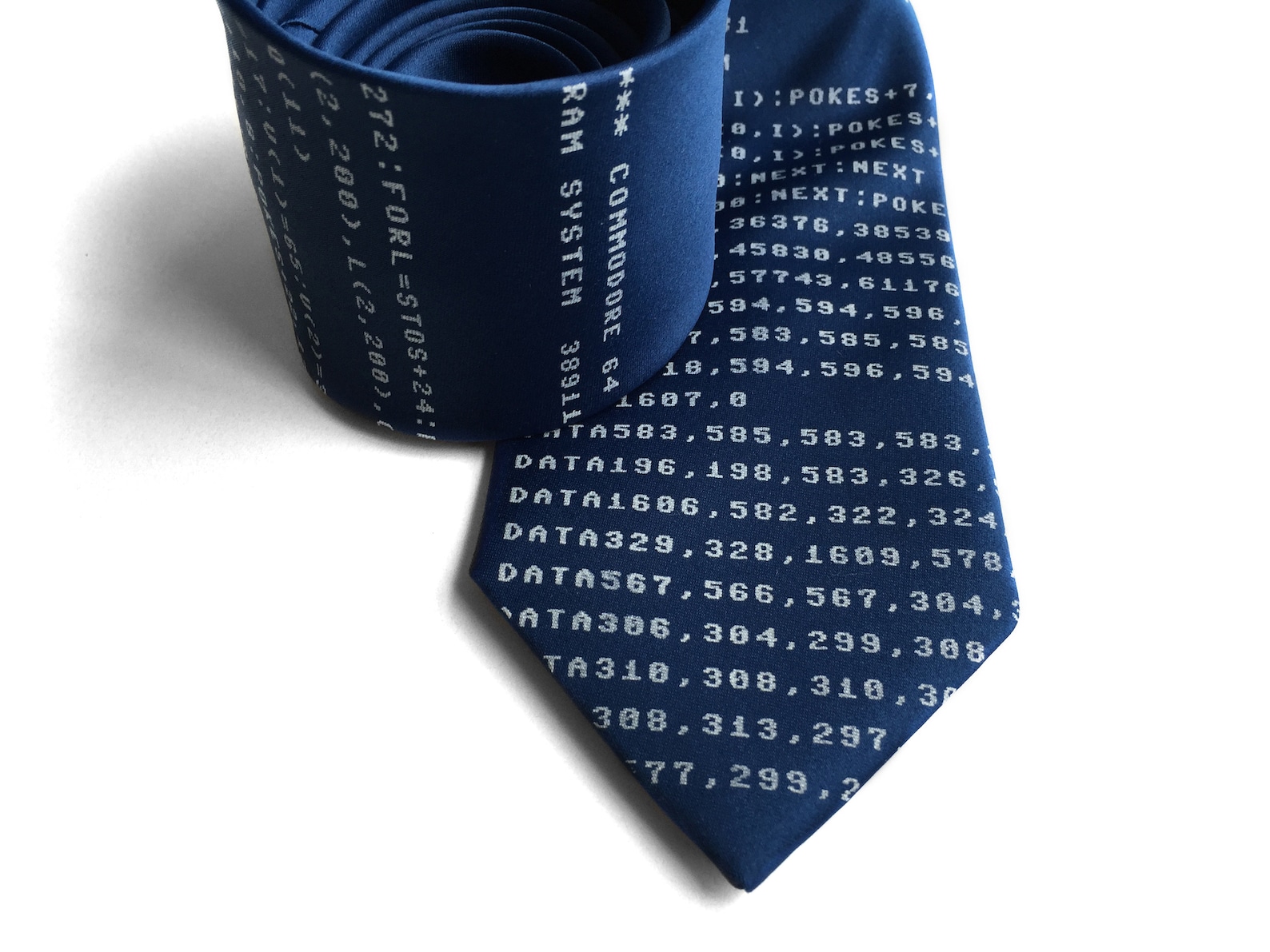 Commodore 64 Necktie. C64 Tie BASIC Code Print. Engineering Gift for ...
