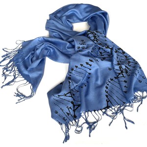 DNA Scarf. DNA Double Helix, Silkscreened Bamboo Pashmina. Science ...