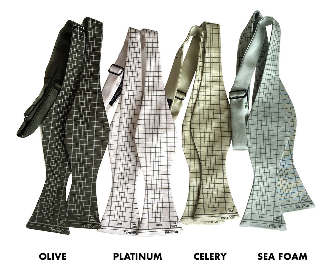 Accountant Bow Tie. Ledger Paper Bowtie. Accounting Gift, CPA, Banker ...