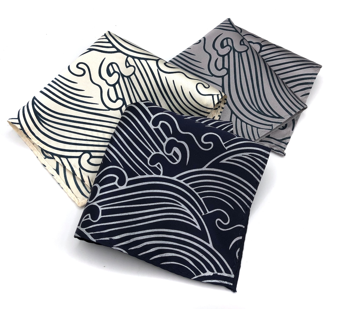 Crashing Waves Pocket Square, Handkerchief. Sea, Beach Wedding ...