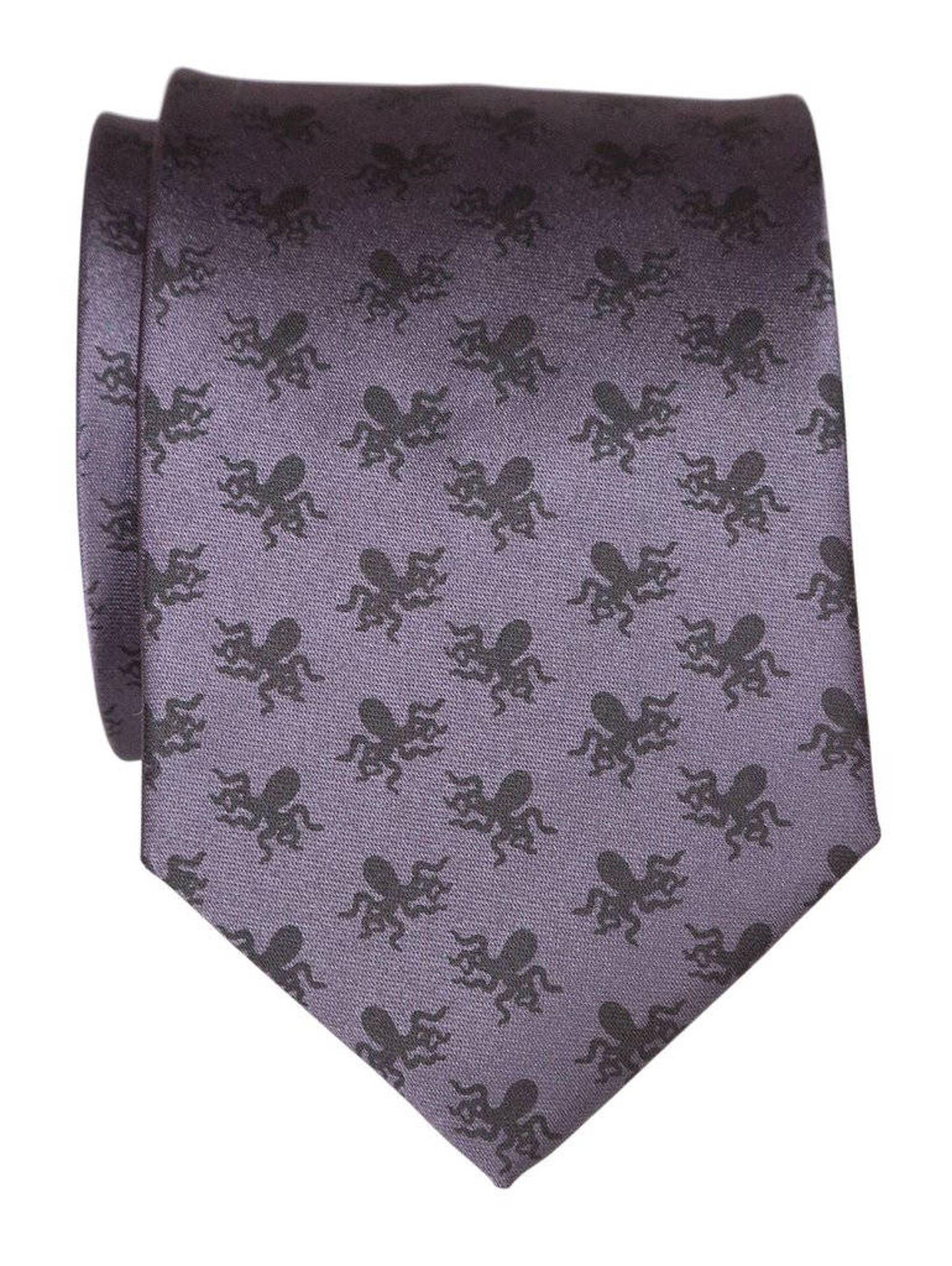 Octopus Silk Necktie Squid Tie Cephalopod Gift for Cthulhu - Etsy