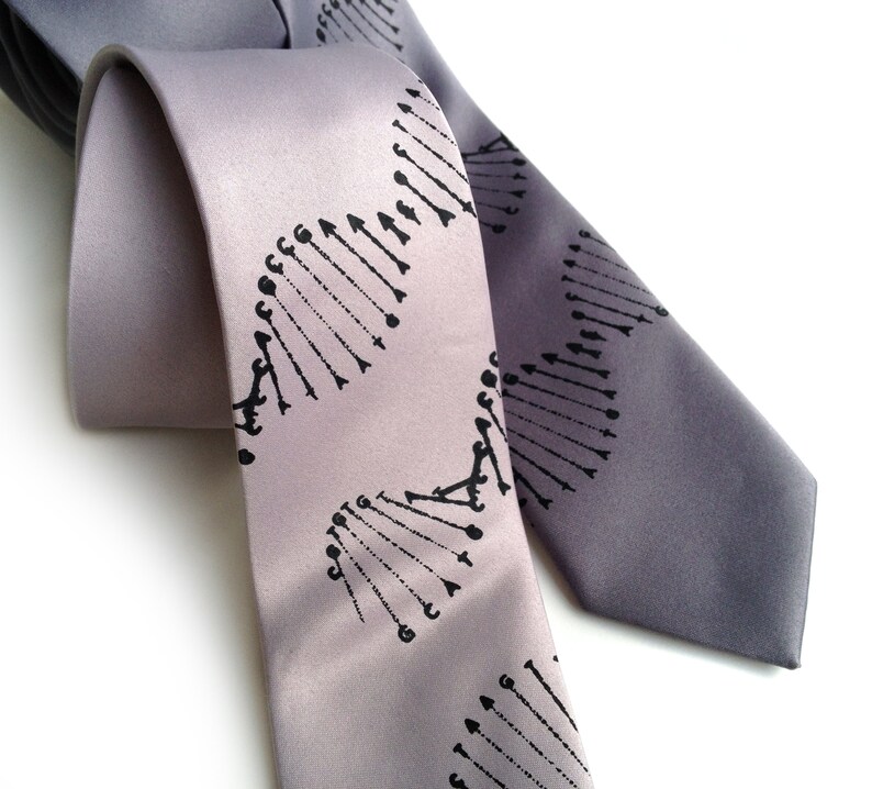 DNA Necktie. DNA Double Helix Human Genome Mens Tie. Molecular ...
