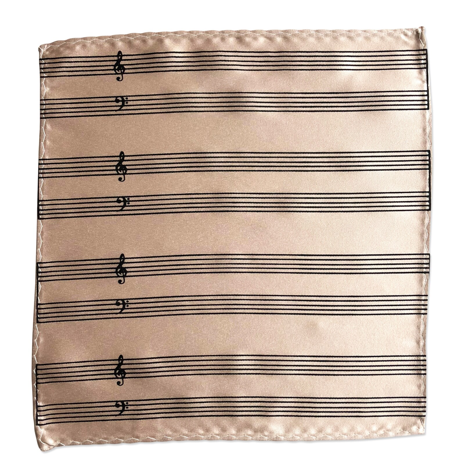 Sheet Music Pocket Square. Music Manuscript Paper Men's - Etsy