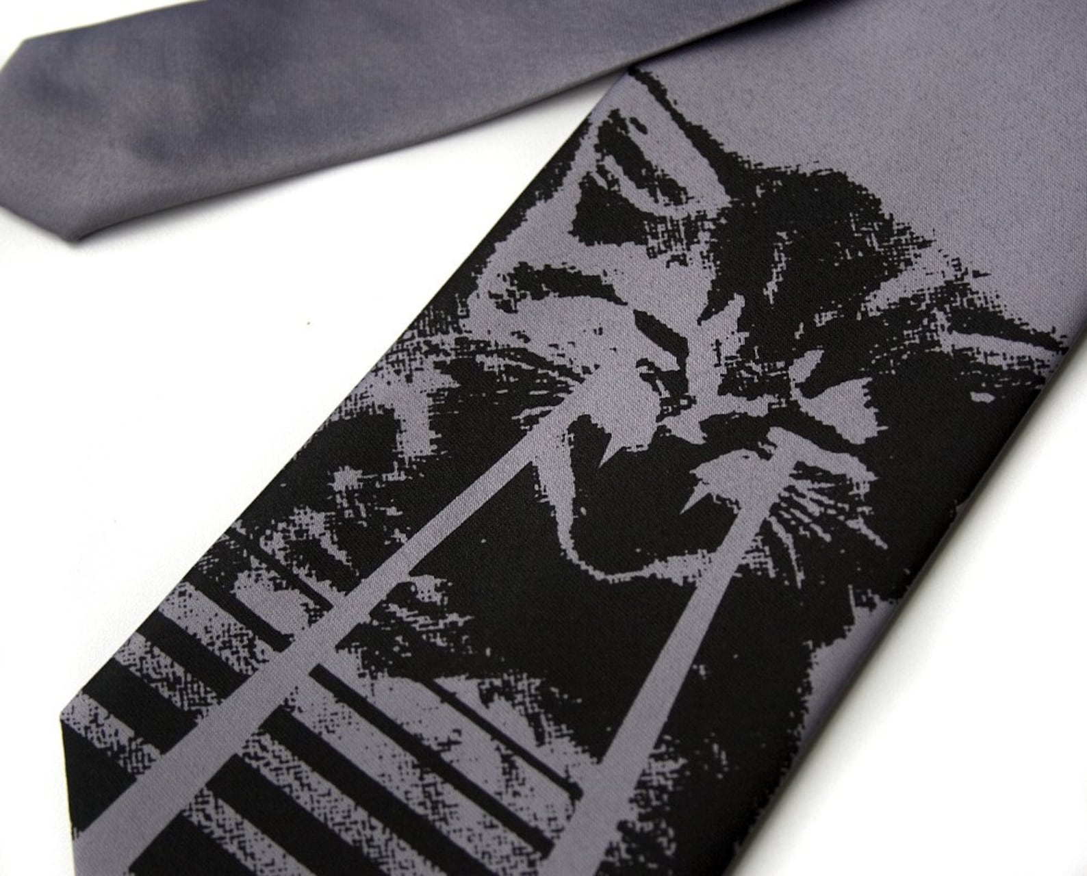 Laser Cat Tie Mens Necktie. Kitten Print Tie. Cat Dad Gift - Etsy