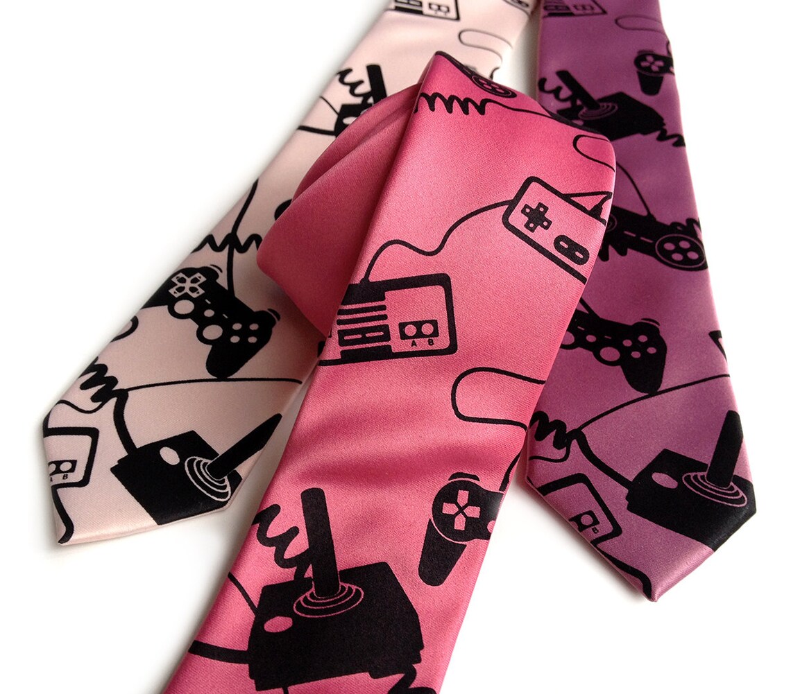Video Game Controller Necktie. Joystick Necktie. Gamer Gift. - Etsy Canada