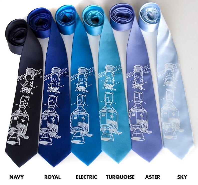 NASA Tie, Apollo Soyuz Necktie. Apollo Program, Cyberoptix Ties ...