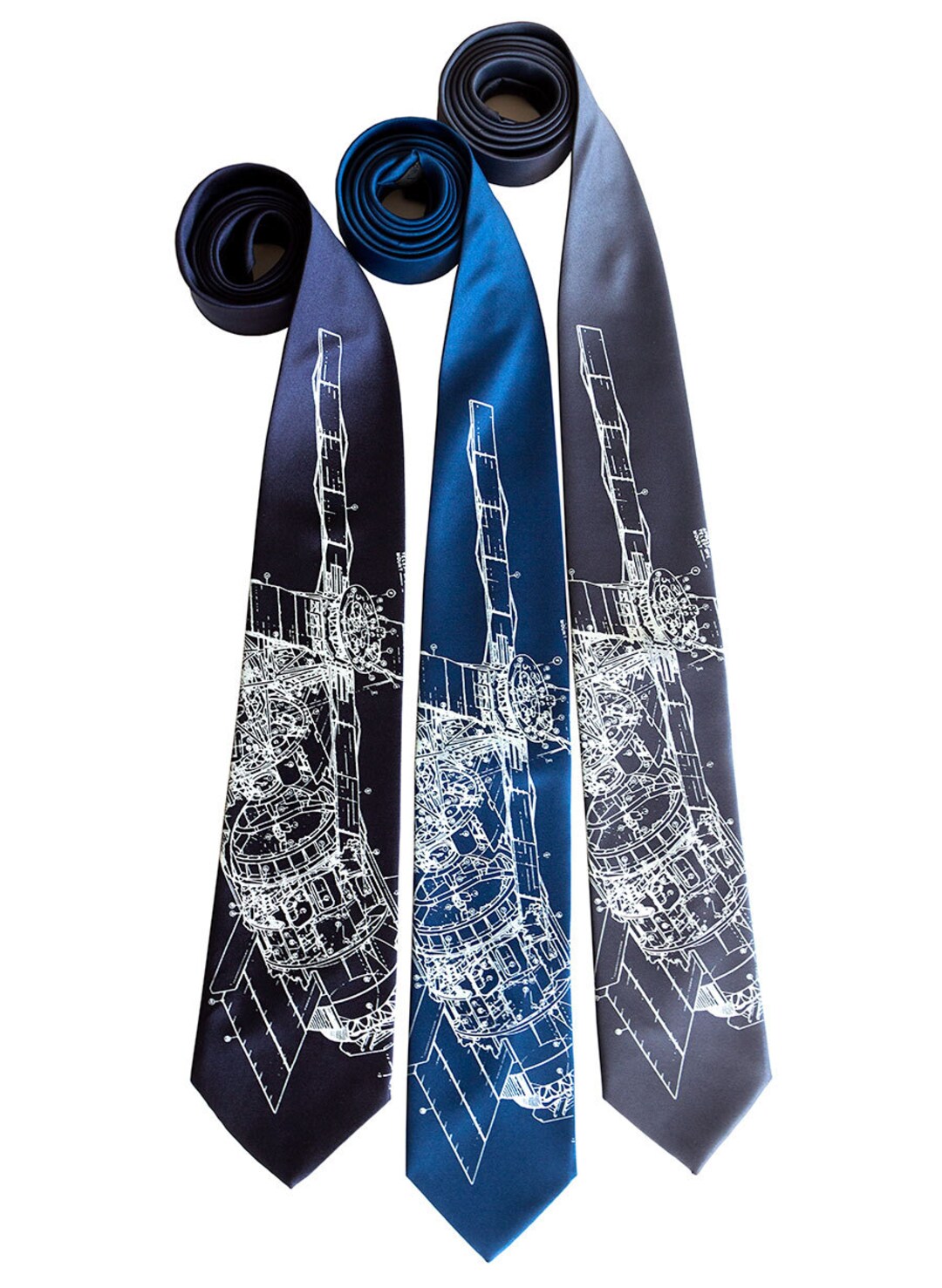 Skylab Necktie. Science Teacher Gift. NASA Astronaut Space Station ...
