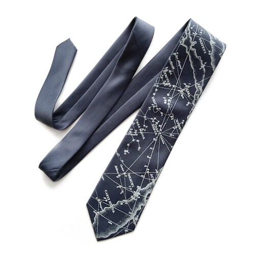 Star Chart Necktie. Milky Way Constellation Tie. Men's - Etsy