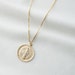 Blessed Mother Virgin Mary Gold Coin Medallion Necklace (mary Regal ...