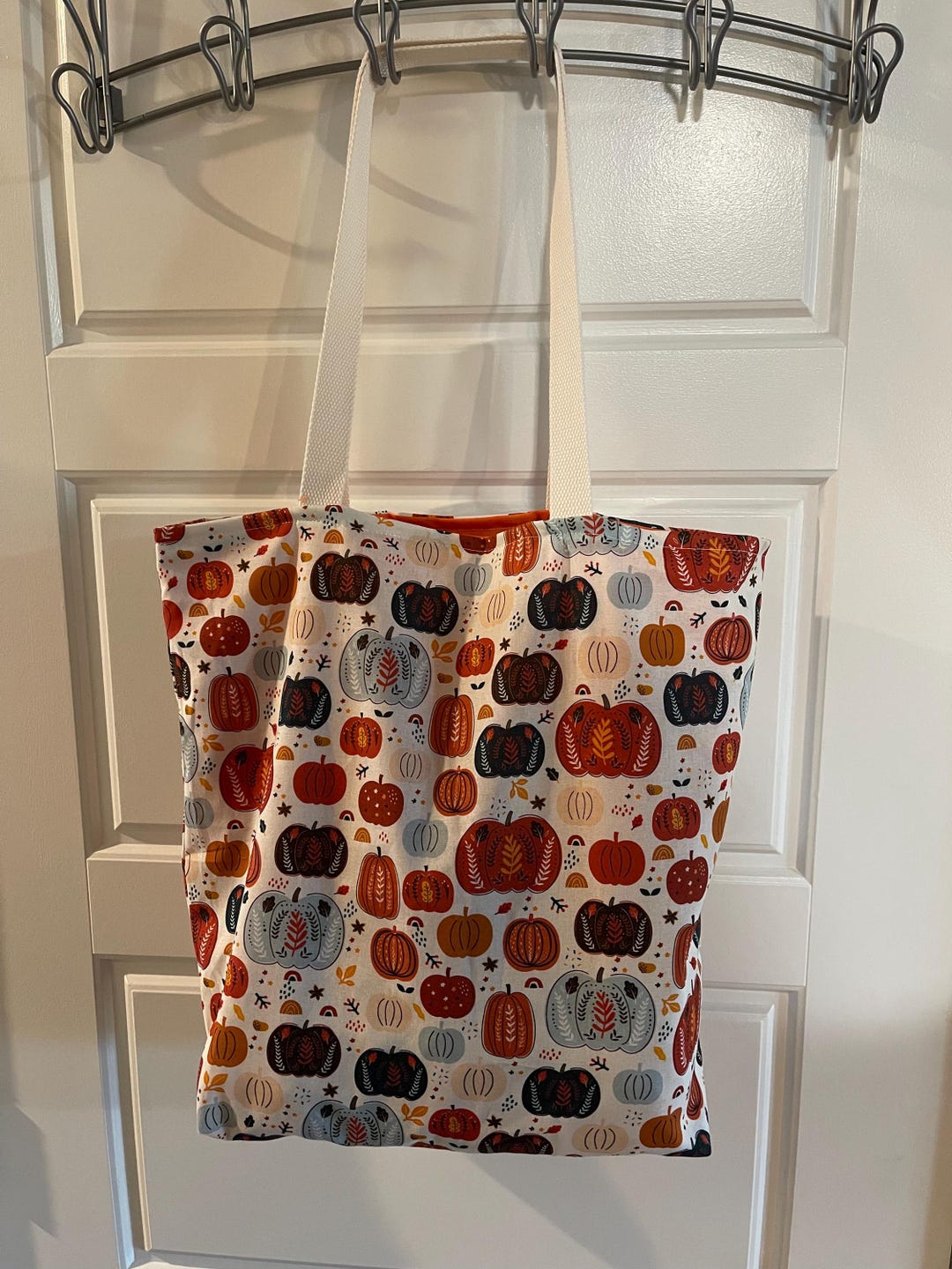 Handmade Fall Tote Bag Fall Tote Bag Tote Bag Fall Bag Handmade Tote ...