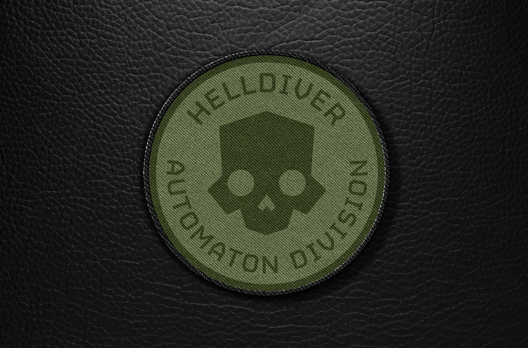 Helldiver Special Operations Automaton Division 8x8cm Patch - Etsy