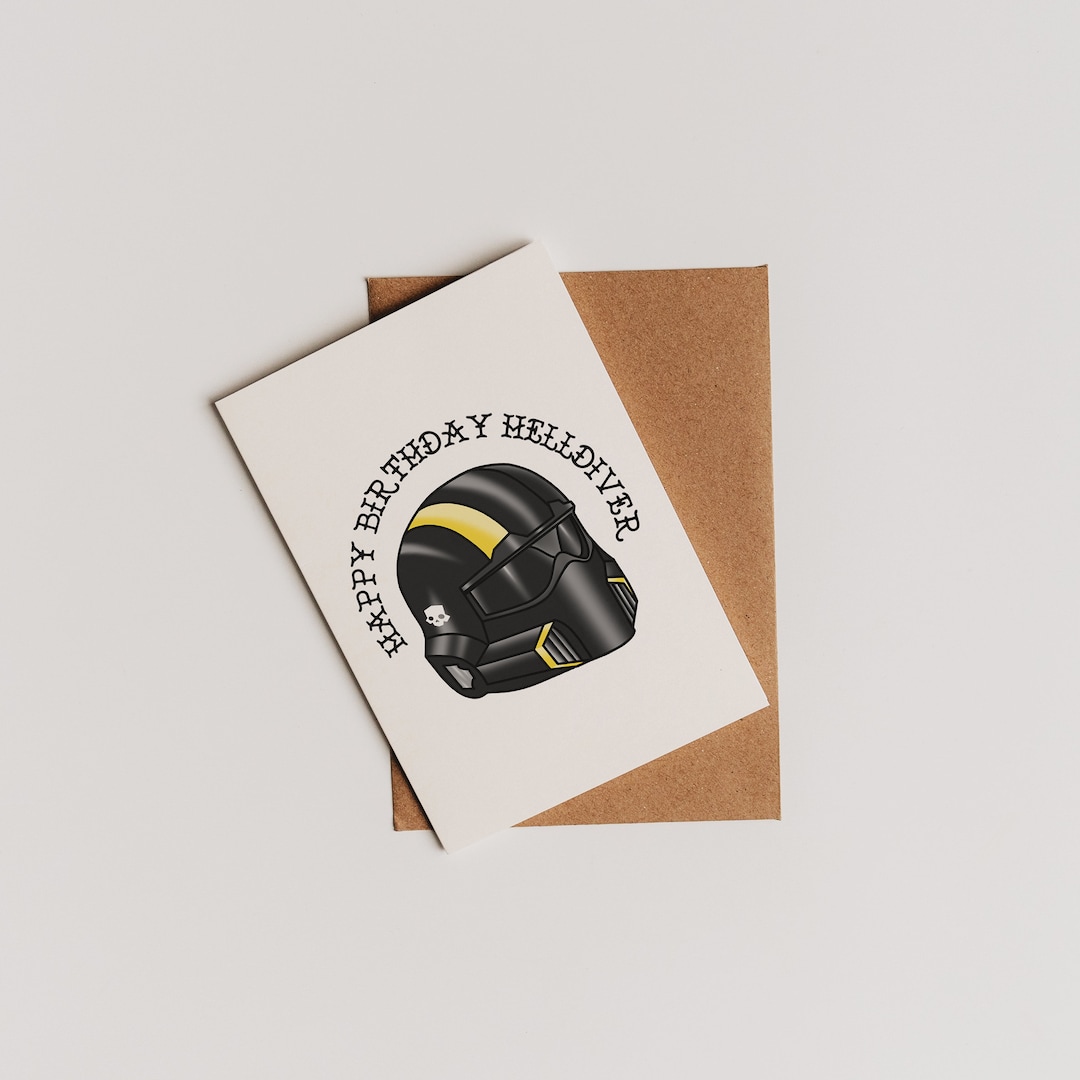 Helldiver Tattoo Greetings Card 6x4 - Etsy