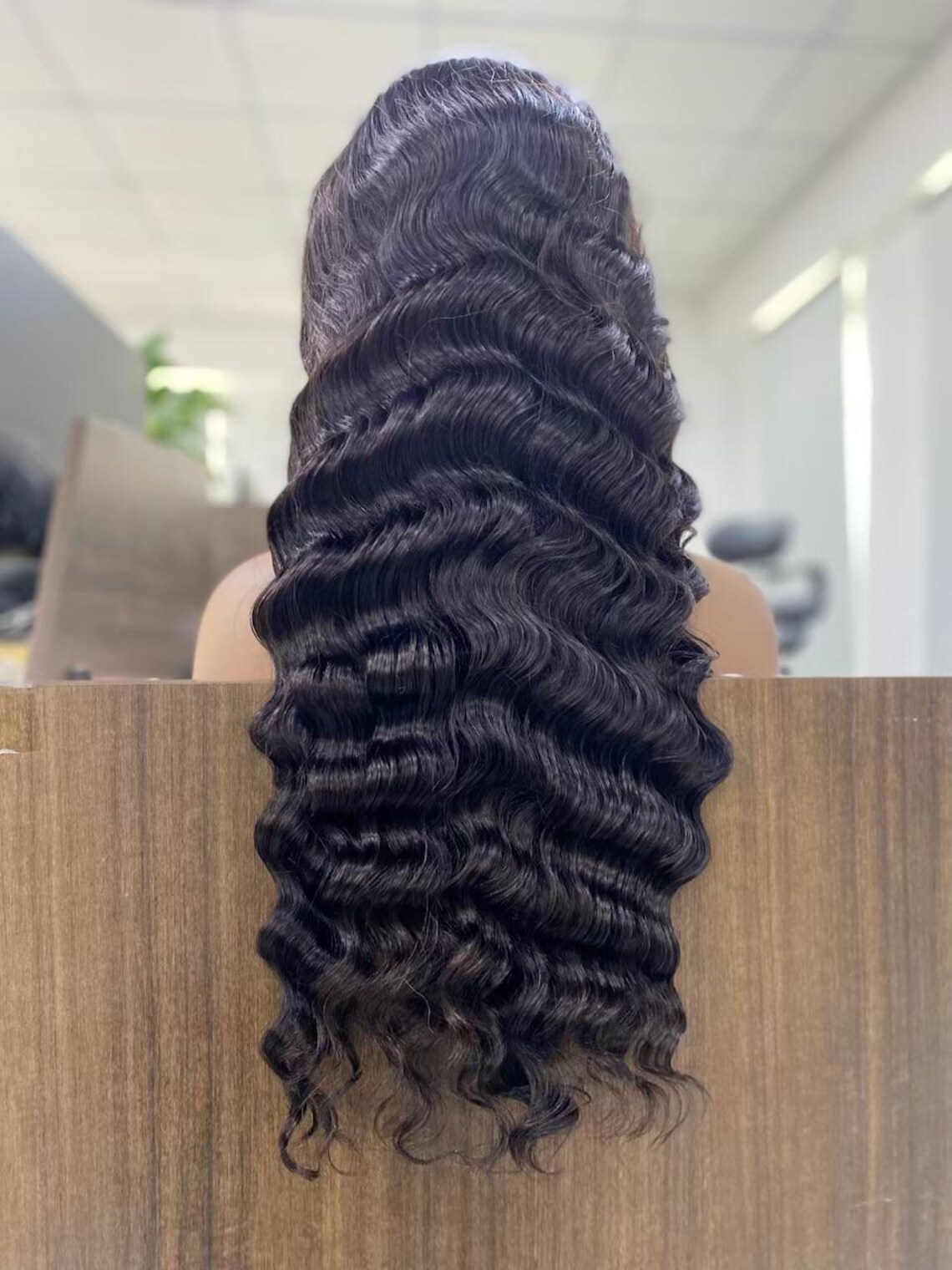 Virgin Deep Wave 13x4 HD Lace Front Wig - Etsy