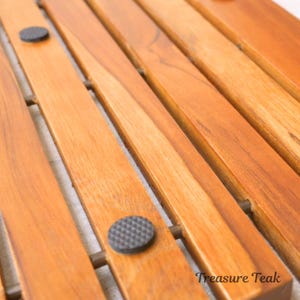 Teak Shower Mat, Teak Bath Mat, Bathroom Shower Mat, Teak Indoor and ...