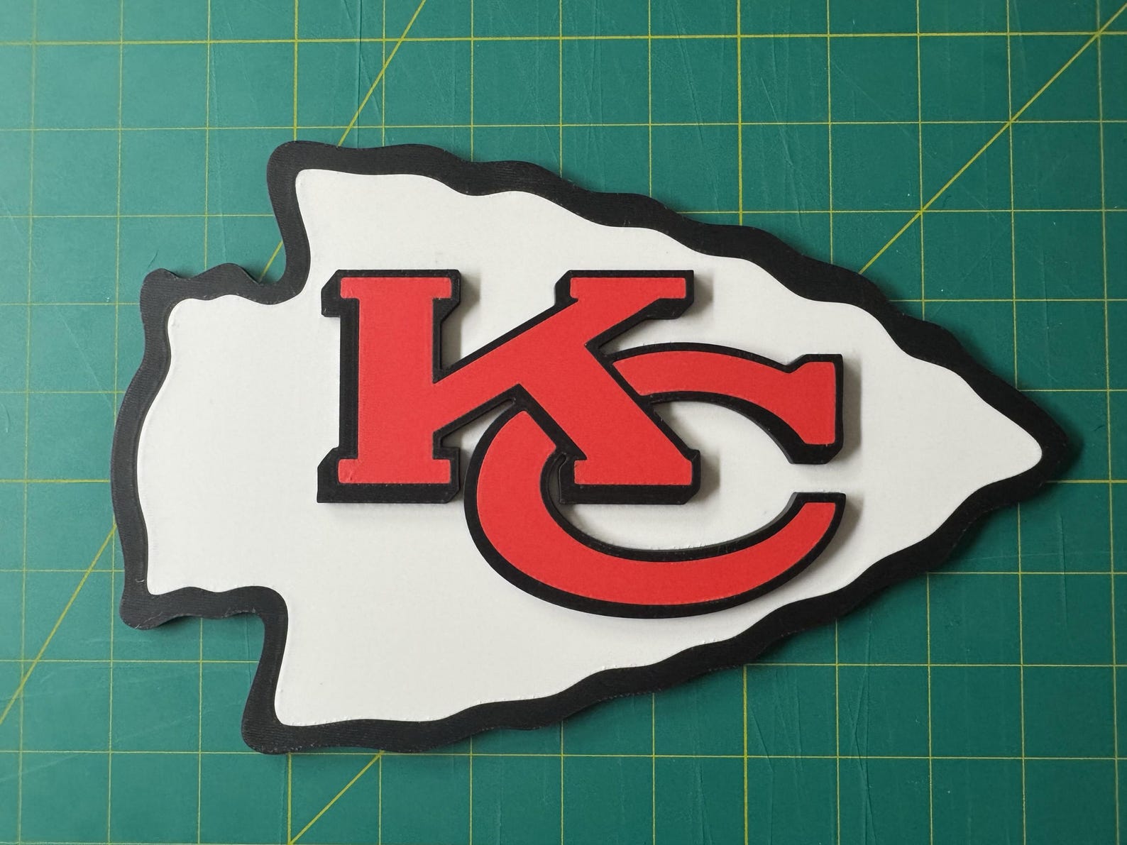Kansas City Chiefs Sign With Raised Letters - Etsy
