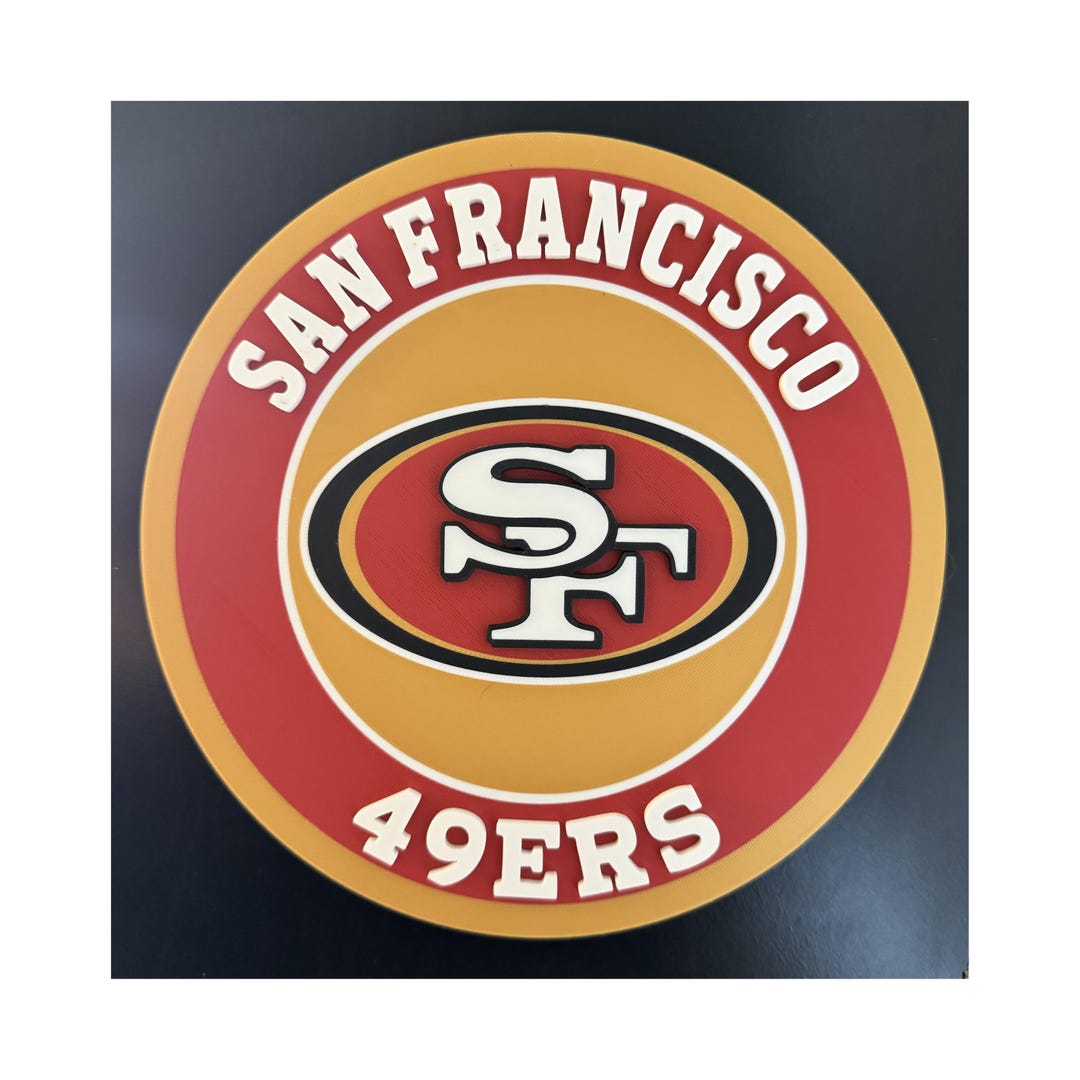 San Francisco 49ers Sign With Raised Letters - Etsy
