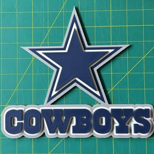 Dallas Cowboys Sign With Raised Letters - Etsy