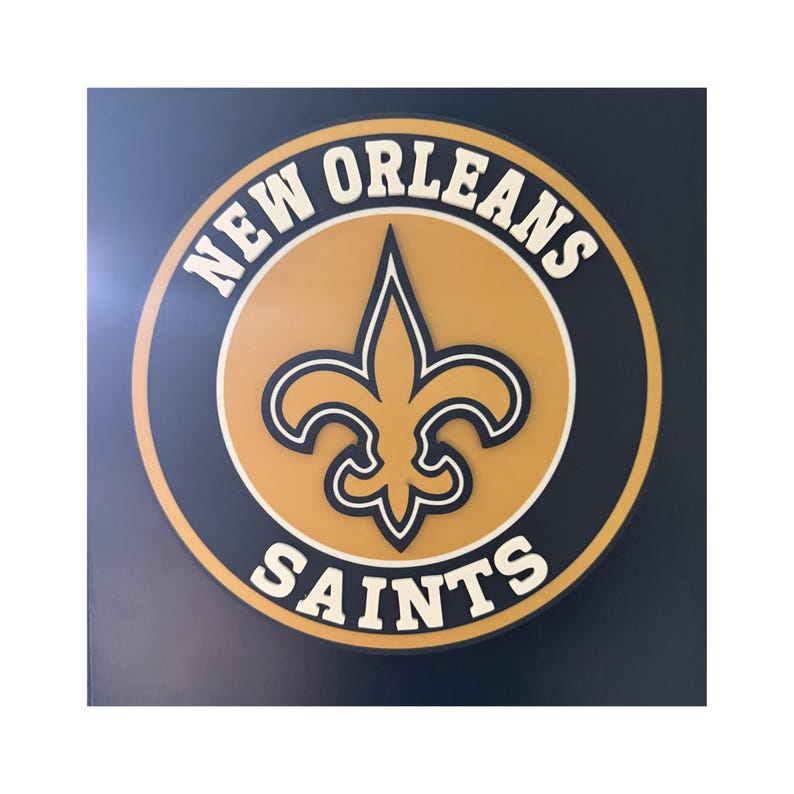 New Orleans Saints With Raised Letters - Etsy