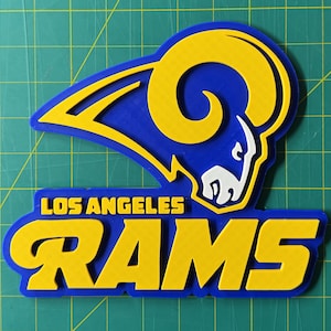 Los Angeles Rams Sign With Raised Letters - Etsy