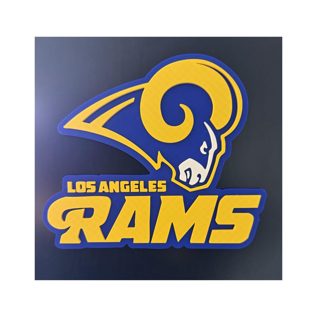 Los Angeles Rams Sign With Raised Letters - Etsy