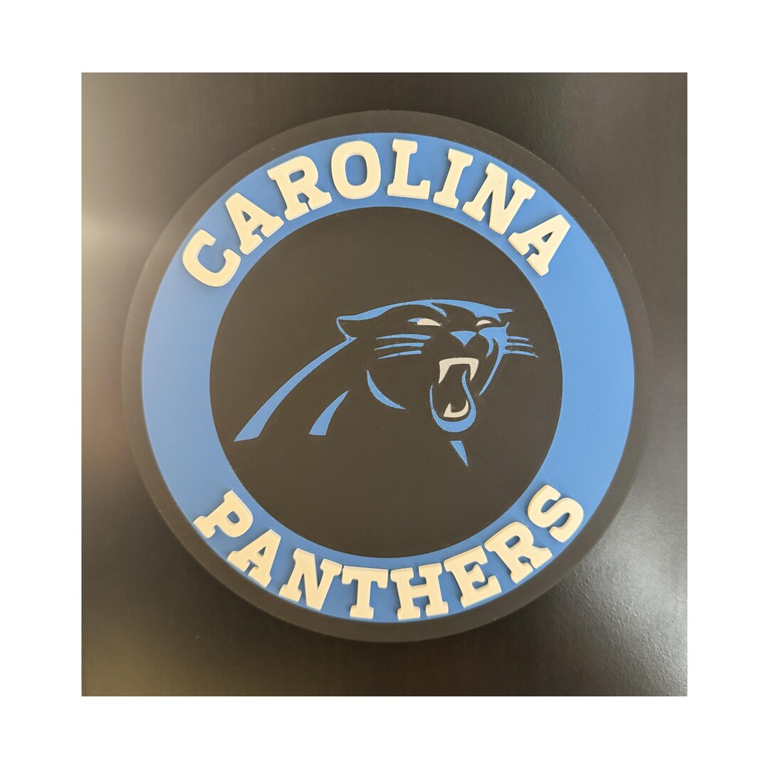 Carolina Panthers Sign With Raised Letters - Etsy