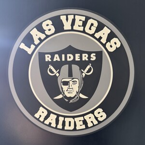 Las Vegas Raiders Sign With Raised Letters - Etsy