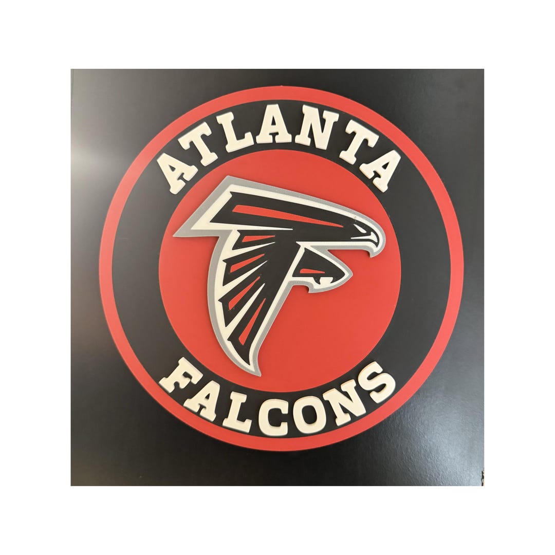 Atlanta Falcons Sign With Raised Letters - Etsy