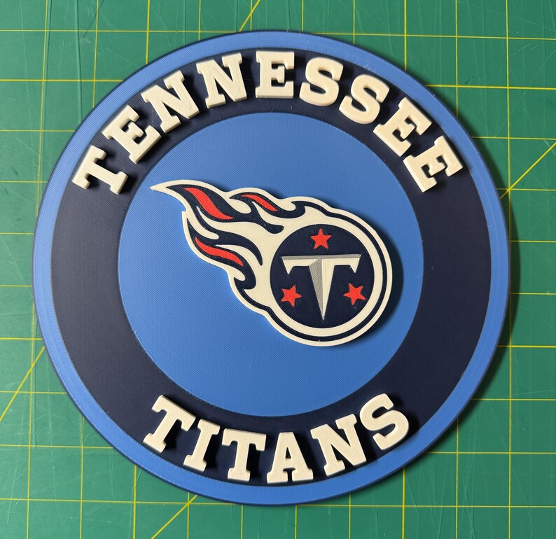 Tennessee Titans Sign With Raised Letters - Etsy