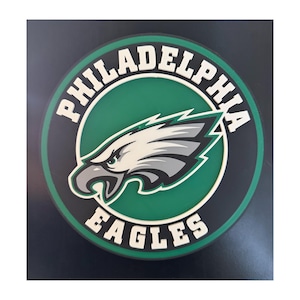 Philadelphia Eagles Sign With Raised Letters - Etsy