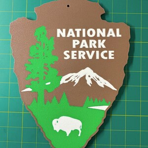 National Park Service 3D Printed Sign - Etsy