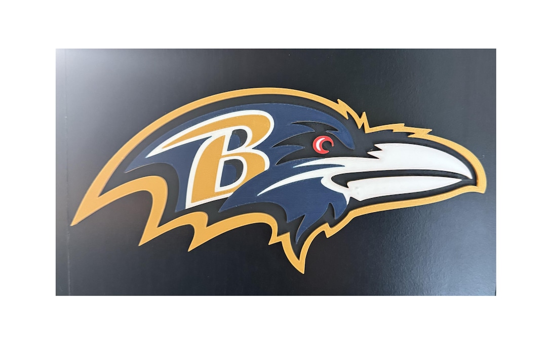 Baltimore Ravens Sign With Raised Letters - Etsy