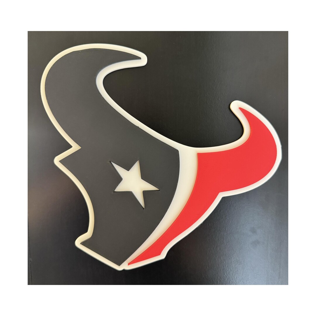Houston Texans Sign With Raised Letters - Etsy