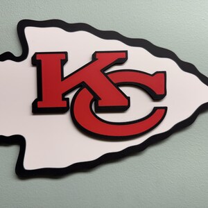 Kansas City Chiefs Sign With Raised Letters - Etsy