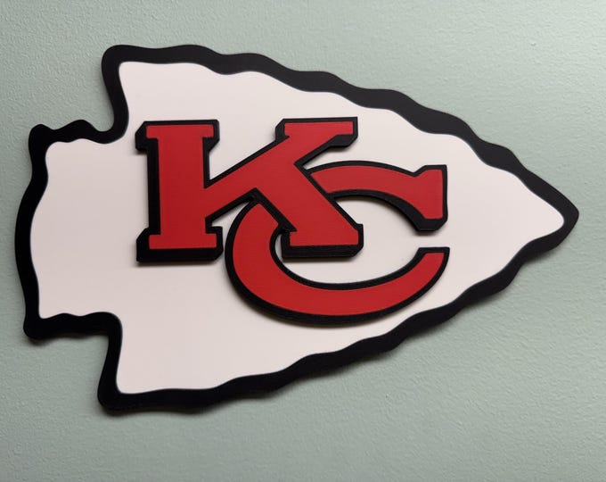 Kansas City Chiefs Sign With Raised Letters - Etsy