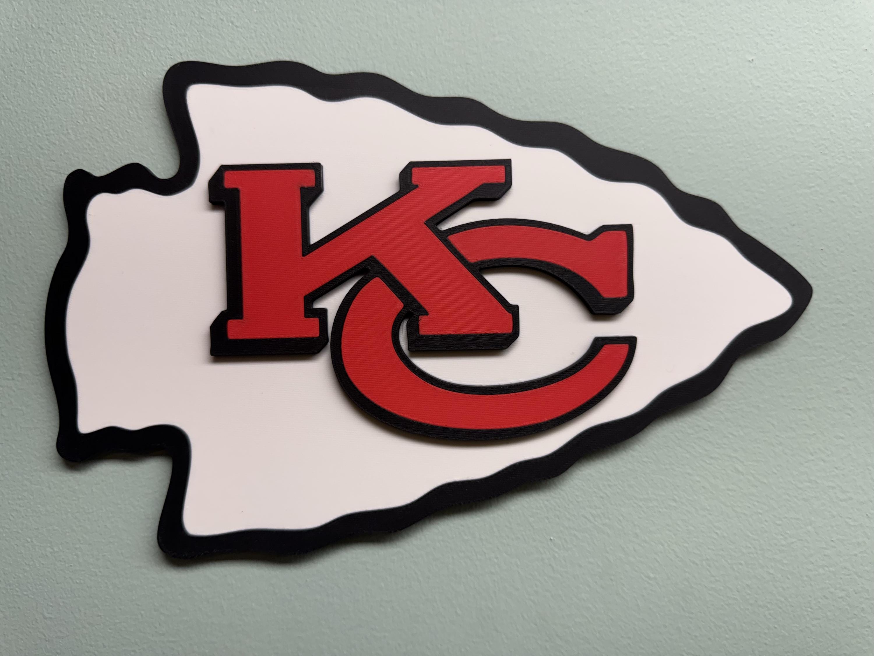 Kansas City Chiefs Sign With Raised Letters - Etsy