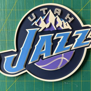 Utah Jazz Sign With Raised Letters - Etsy